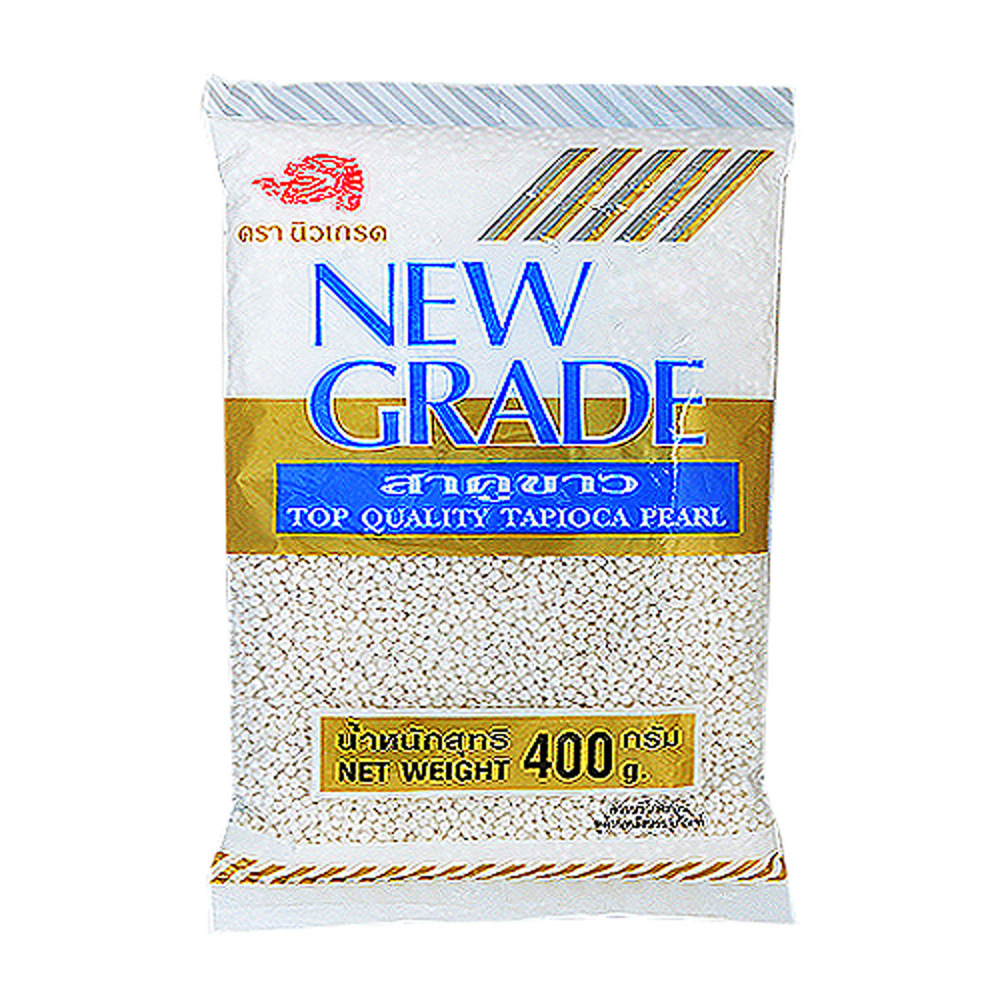New Grade Tapioca Pearl Sago 400G (White) | မုန့် လုပ်/ဖုတ် သုံး ပါဝင ...