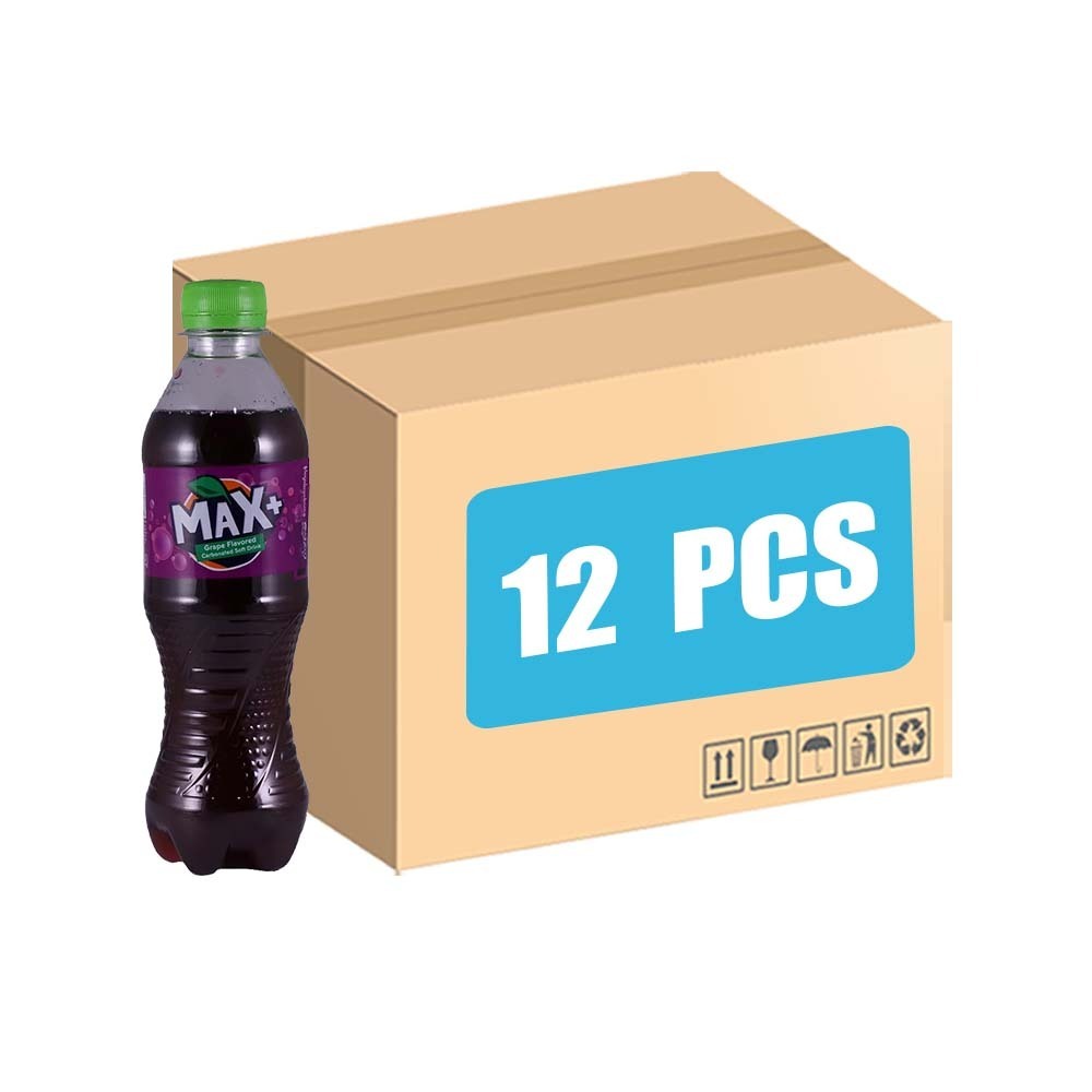 Max Plus Grape Carbonated Soft Drink 350MLx12PCS | ဂက်စ်ပါသော အချိုရည ...
