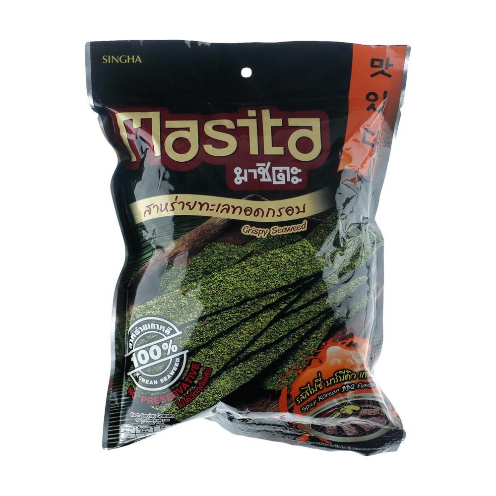 Masita Seaweed Snack Spicy Korean BBQ 36G | MASITA | Brands | ပစ္စည်းအမျိုးအစားများ | Citymall Site