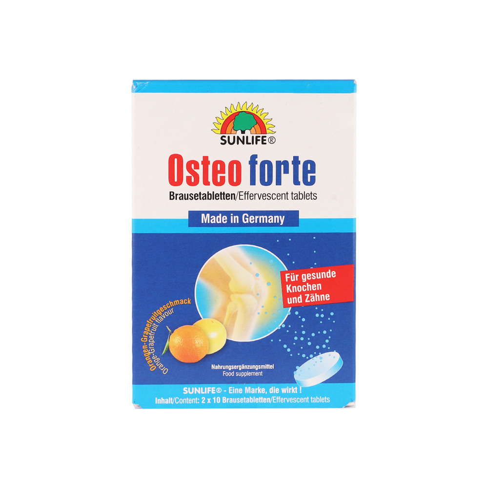 Sunlife Osteo Forte For Bones & Teeth 20Tablets | အရိုးအဆစ် အားဆေးများ ...