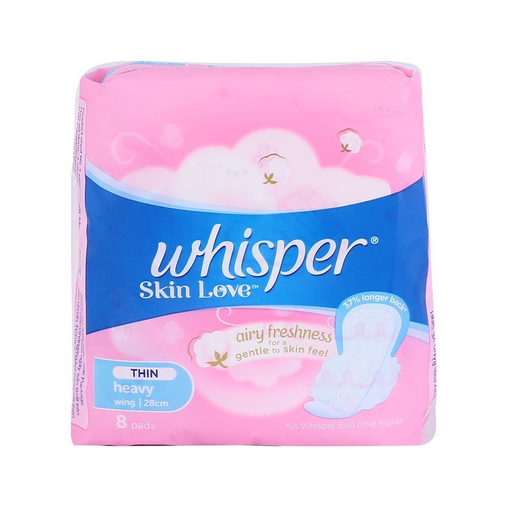 Whisper Skin Love Sanitary Regular Heavy 8PCS 28CM | WHISPER | Brands ...