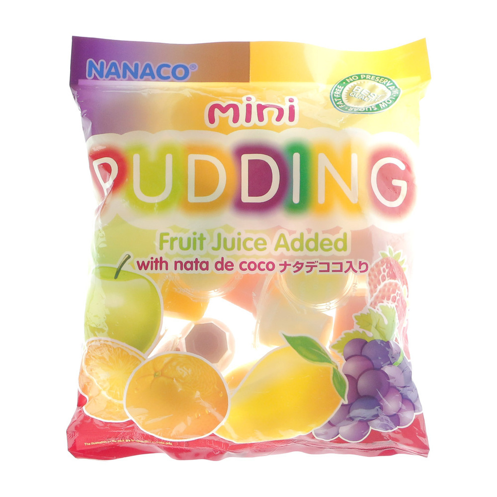 Nanaco Mini Pudding Asst With Nata Decoco 375G | ဂျယ်လီသကြားလုံးများ ...