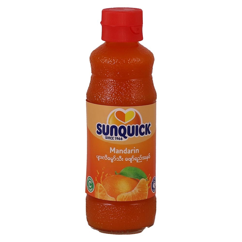 Sunquick Mandarin Orange Cordial Syrup 330ML | ဖျော်ရည်အနှစ်အရည် | ဖျော ...