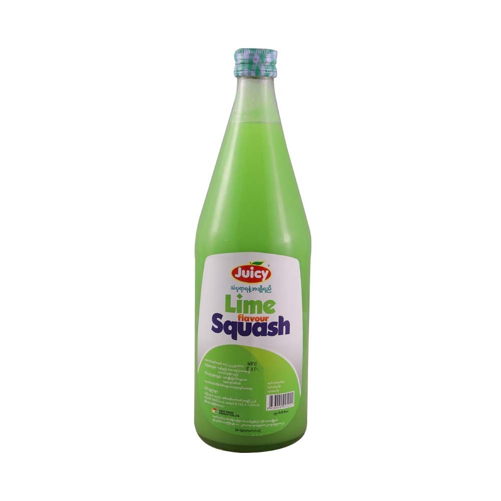 Juicy Squash Lime Cordial 750ML | ဖျော်ရည်အနှစ်အရည် | ဖျော်ရည်အနှစ ...