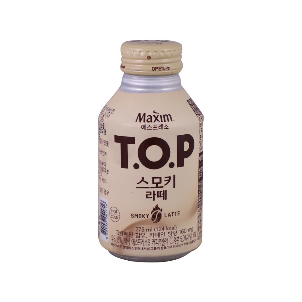 Maxim T.O.P Coffee Smoky Latte 275ML | ကော်ဖီအေး | အသင့်သောက်ဖျော်ရည် | အဖျော်ယမကာများ | စားသောက ...