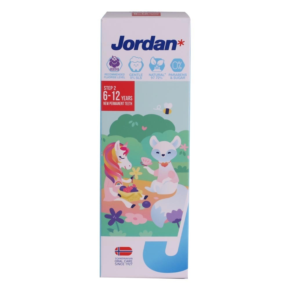 Jordan Child Toothpaste Step2 6-12 Years Grape 75G | JORDAN | Brands ...