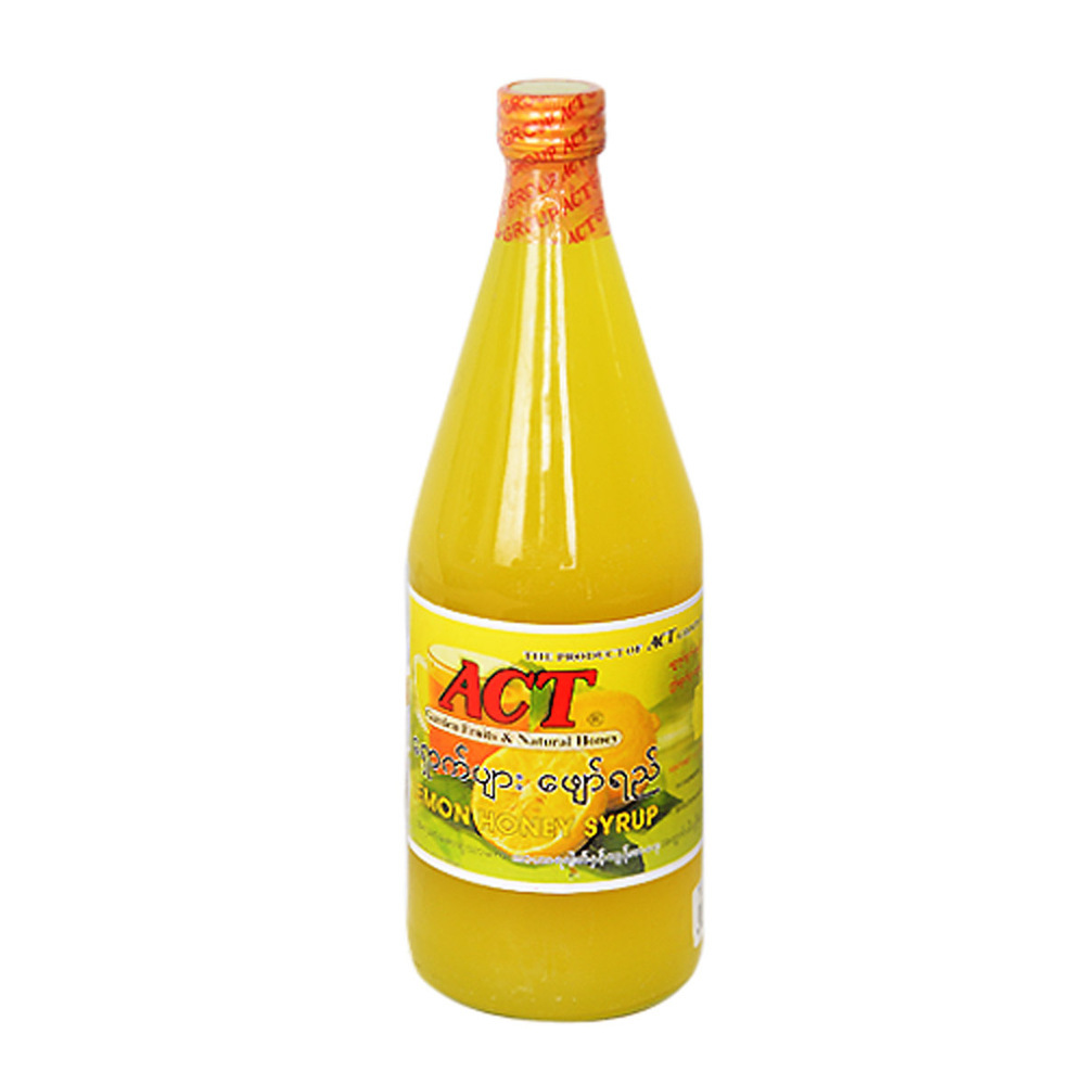 ACT Syrup Lemon Honey Cordial 780ML | ဖျော်ရည်အနှစ်အရည် | ဖျော်ရည်အနှစ ...
