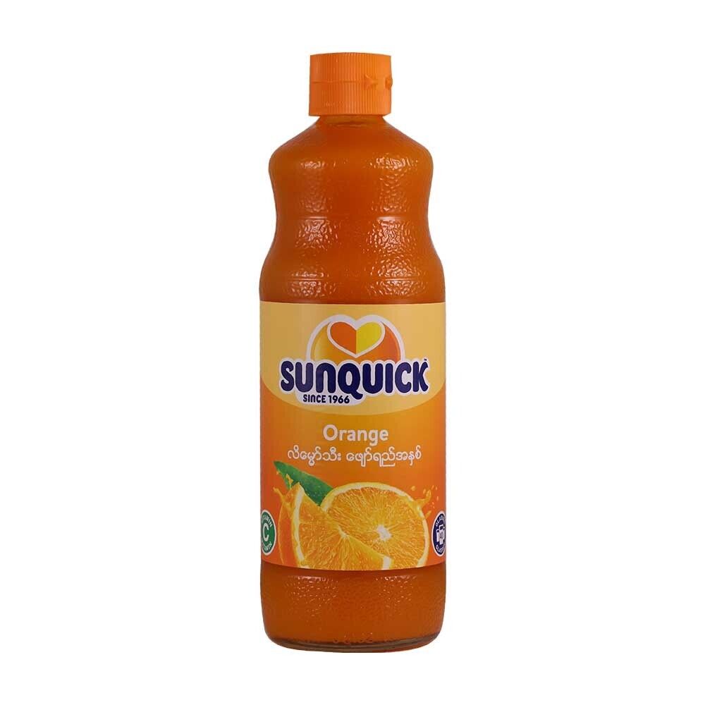 Sunquick Orange Cordial Syrup 840ML | ဖျော်ရည်အနှစ်အရည် | ဖျော်ရည်အနှစ ...