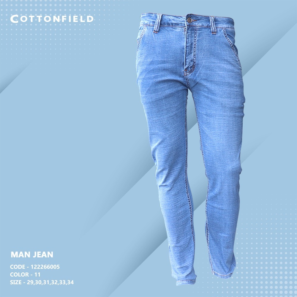 Cottonfield Men Long Jean Pants C11 (Size-34) | Men Trousers | MEN ...