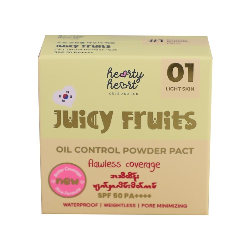 Hearty Heart Juicy Fruits Powder Pact 4.5G 1-Banana | HEARTY HEART ...