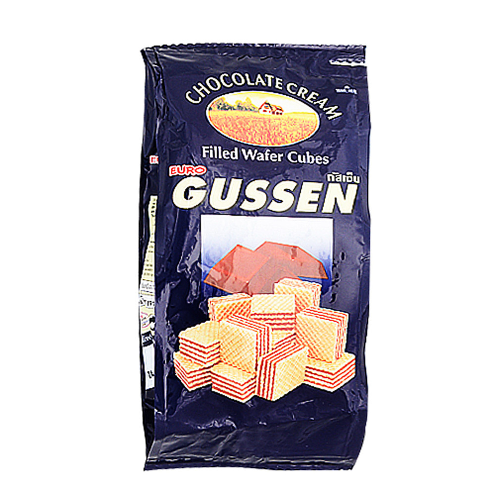 Euro Gussen Wafer Cubes Chocolate 100G | ဝေဖာ | ဘီစကစ် | နံနက်စာနှင့ ...