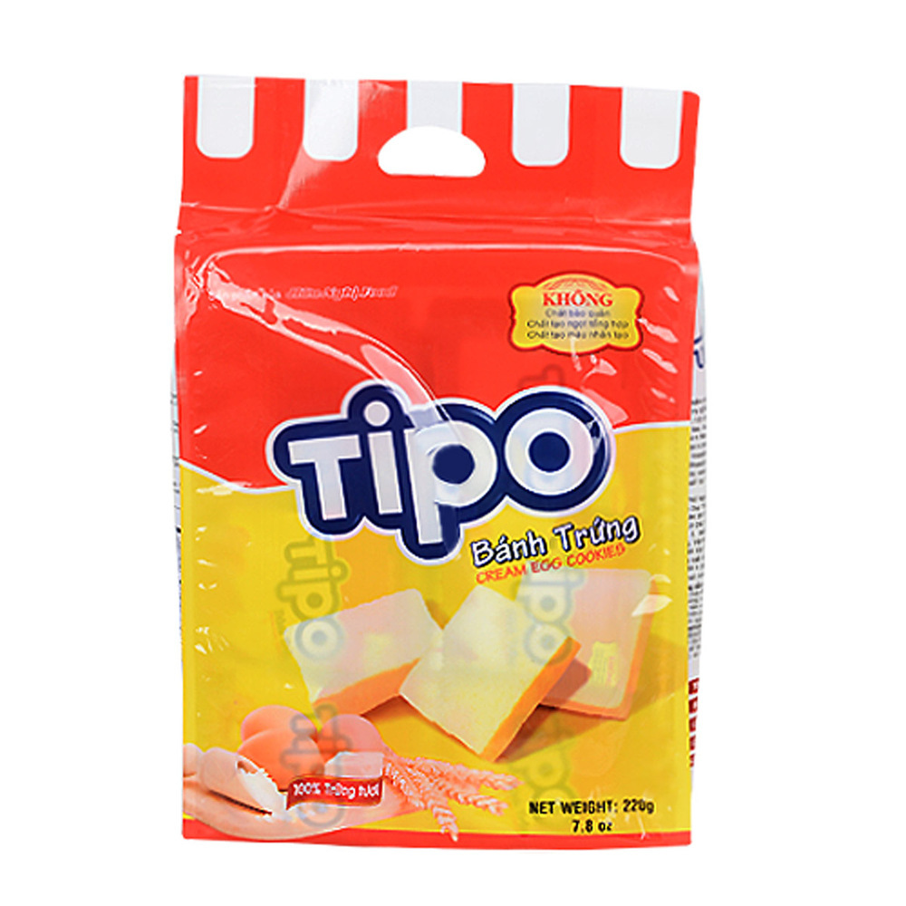Tipo Cookies Egg Cream 220G | ကွတ်ကီး | ဘီစကစ် | နံနက်စာနှင့် အဆာပ ...