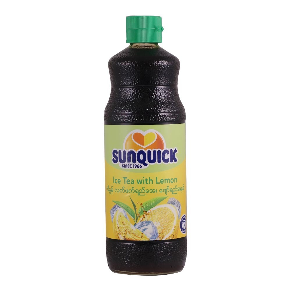 Sunquick Ice Tea with Lemon Cordial Syrup 840ML | ဖျော်ရည်အနှစ်အရည် | ဖ ...
