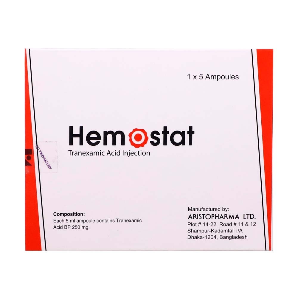 Hemostat Tranexamic Acid Inj 5`S | Others Injection | Injection | ဆေး၀ ...