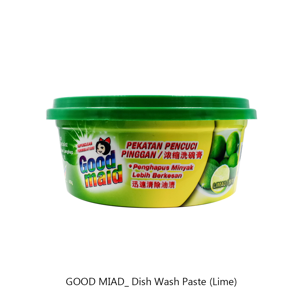 Good Maid Dishwashing Paste Lime 400G | ပန်းကန်ဆေးဆပ်ပြာ | အိမ်သန့်ရှင ...