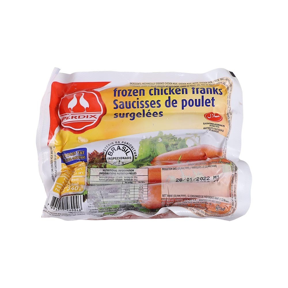 Perdix Chicken Frank Further 340G | Citymall Site