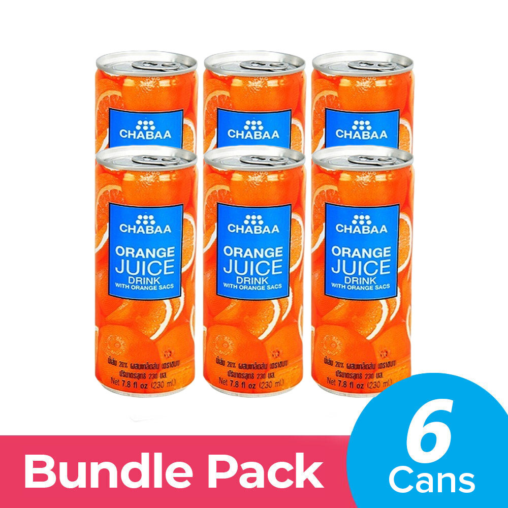 Chabaa Orange Juice 230MLx6PCS | CHABAA | Brands | ပစ္စည်းအမျိုးအစားမ ...