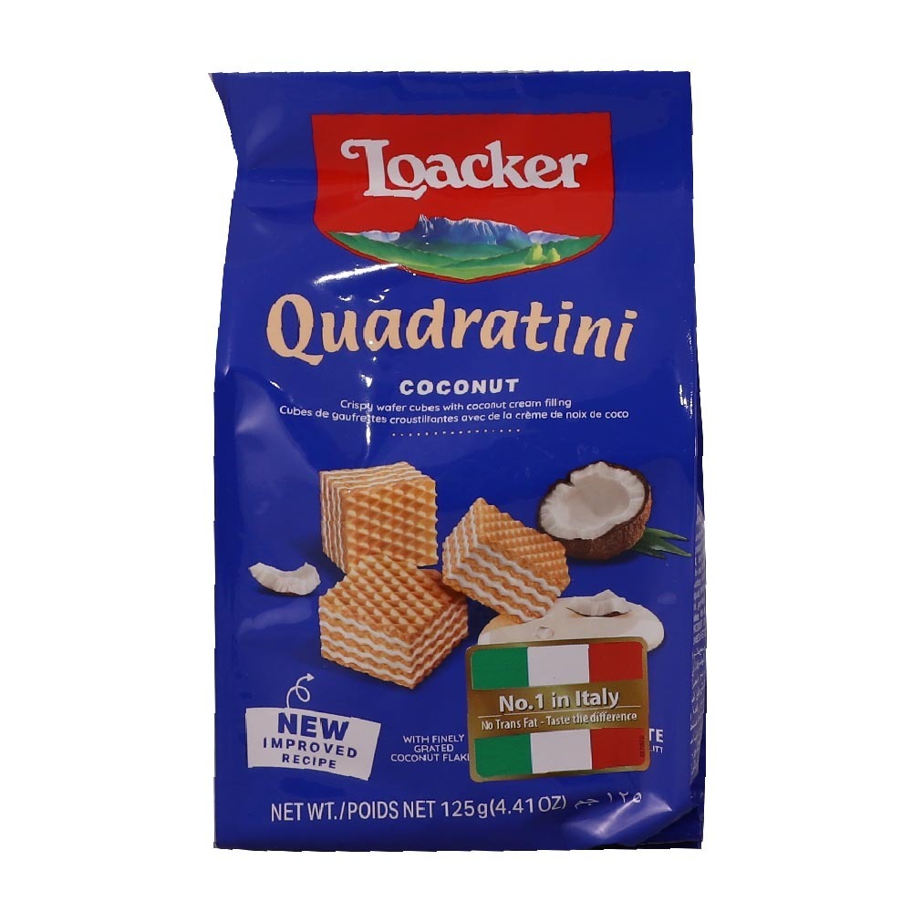 Loacker Wafer Cubes With Coconut 125G | LOACKER | Brands | ပစ္စည်းအမ ...